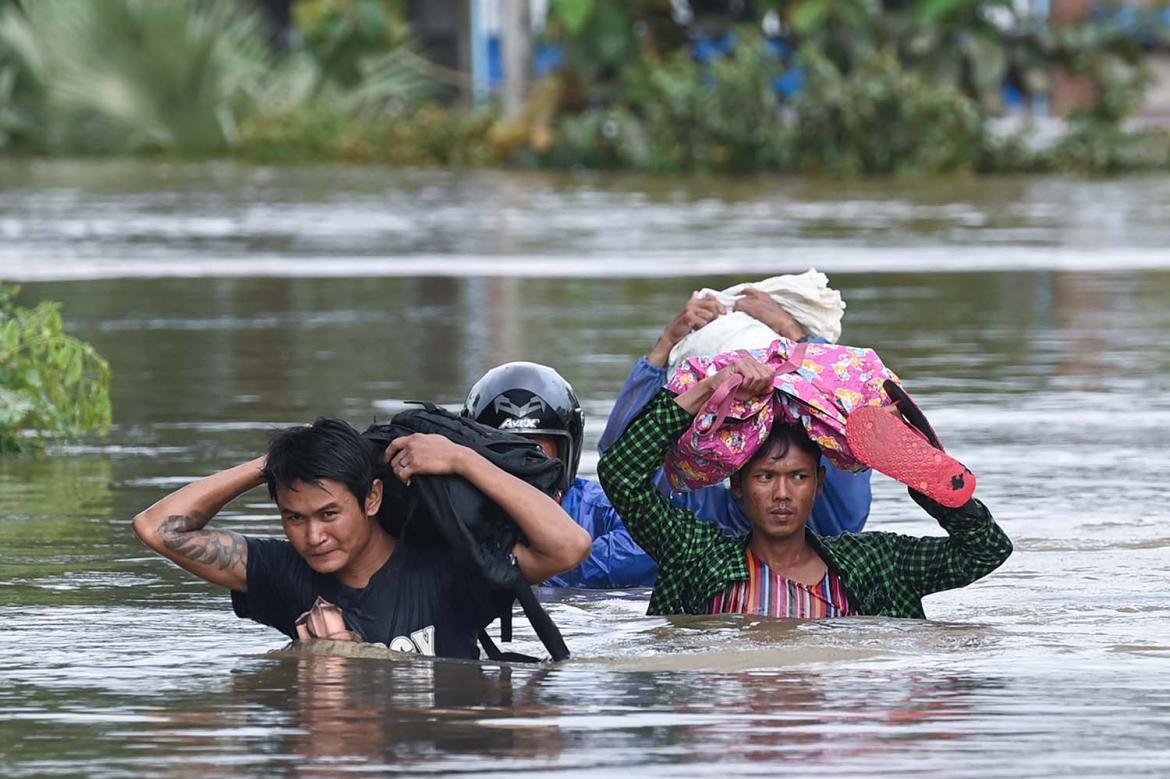 Tens of thousands flee homes in flood-hit Myanmar | Frontier Myanmar