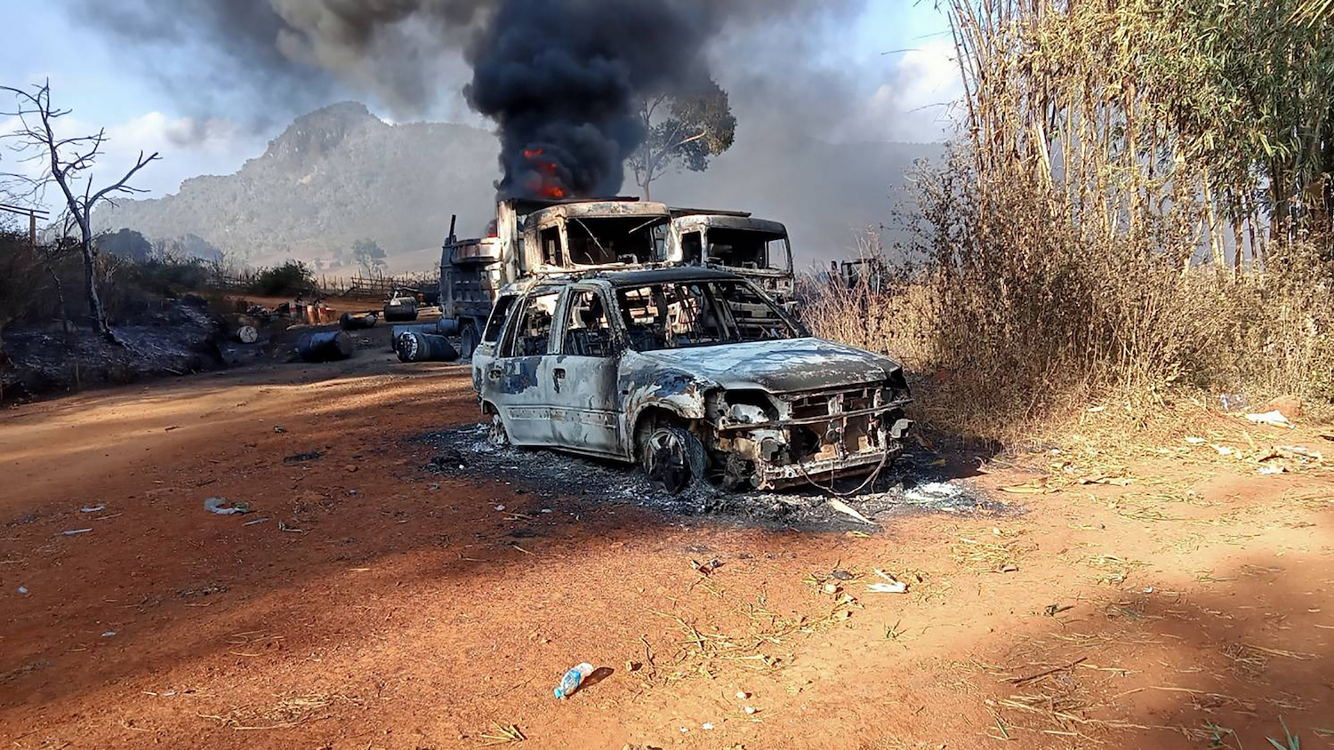 Death highways: Driving in Myanmar’s conflict zones | Frontier Myanmar
